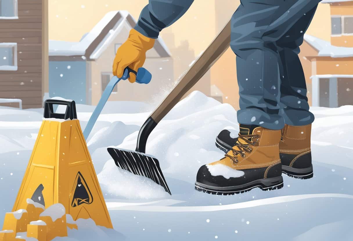 Shovelling Boots with Traction For Winter Safety - Shovel Zone